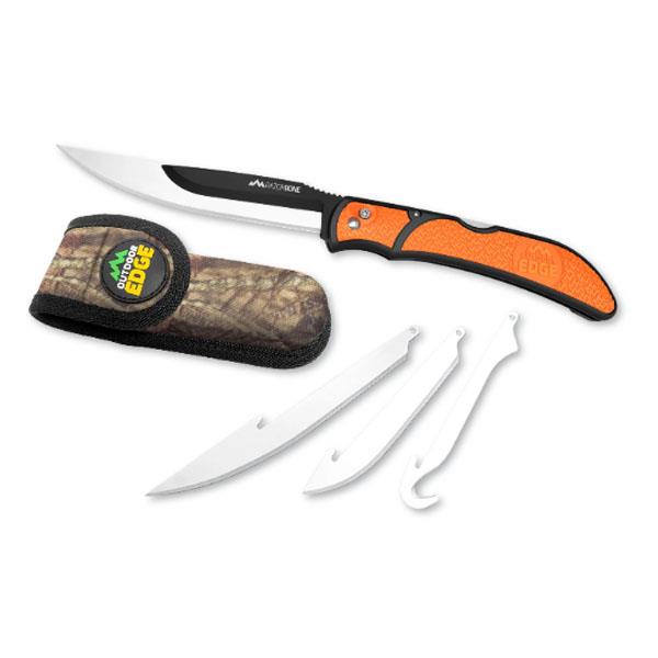 Couteau Razor-Blade orange | Blackburn chasse et pêche - Pronature